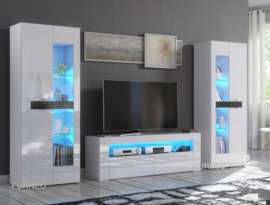 Furneo corner tv stand store