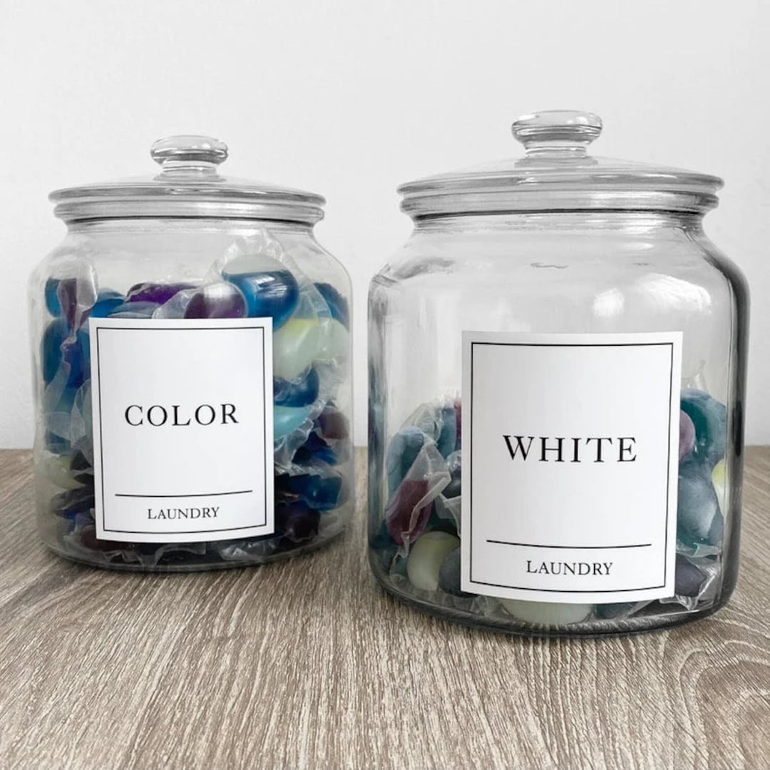 White Laundry Labels Washing Labels Washing Label Laundry Room Organize ...