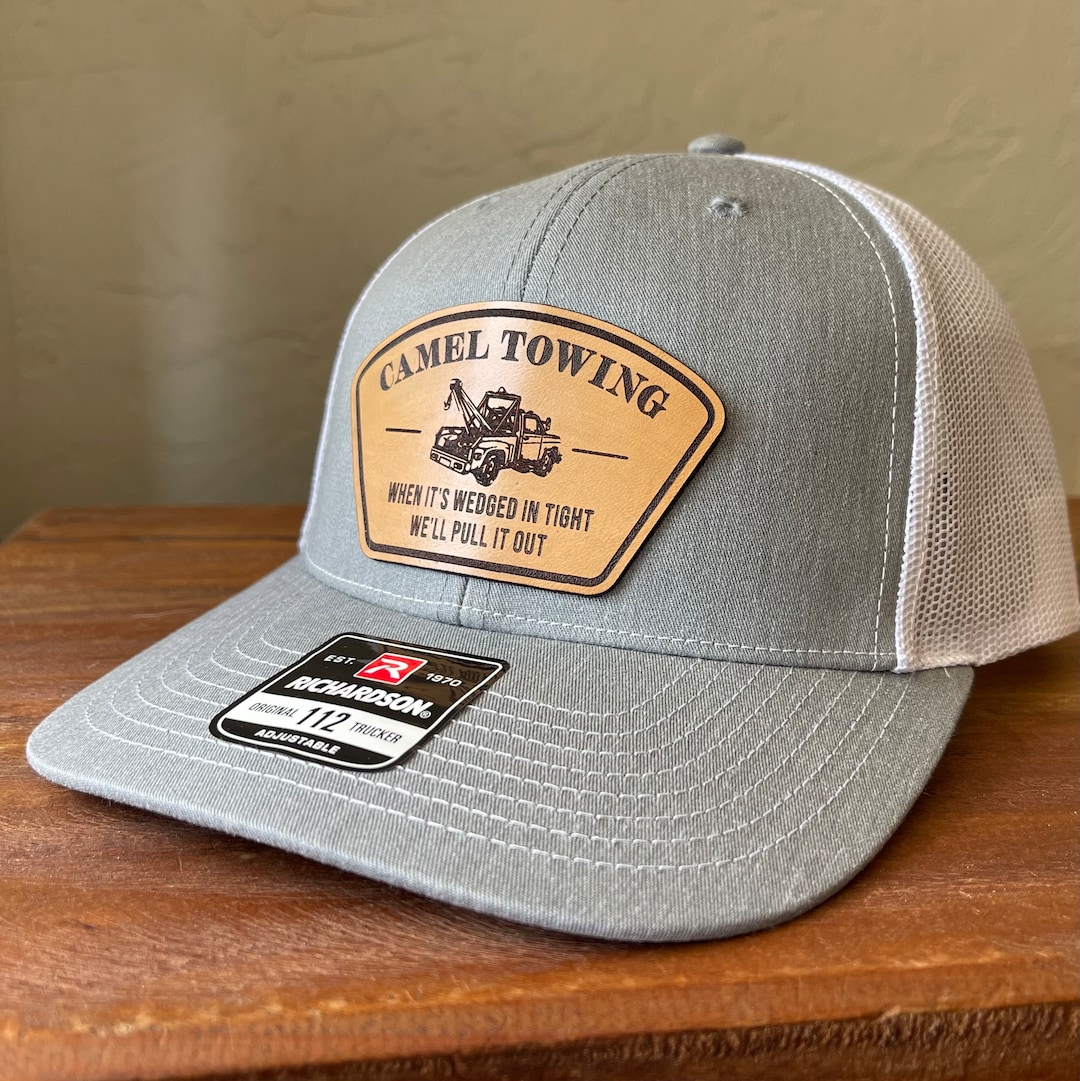 Camel Towing Leather Patch Hat Southern Grit - Etsy