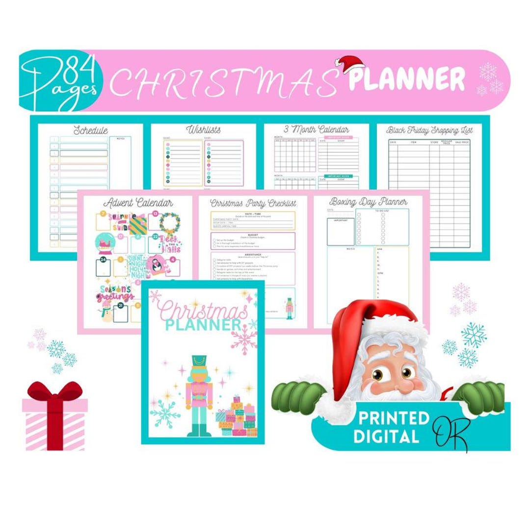 Ultimate Christmas Planner, Printable and Digital Holiday Organizer ...
