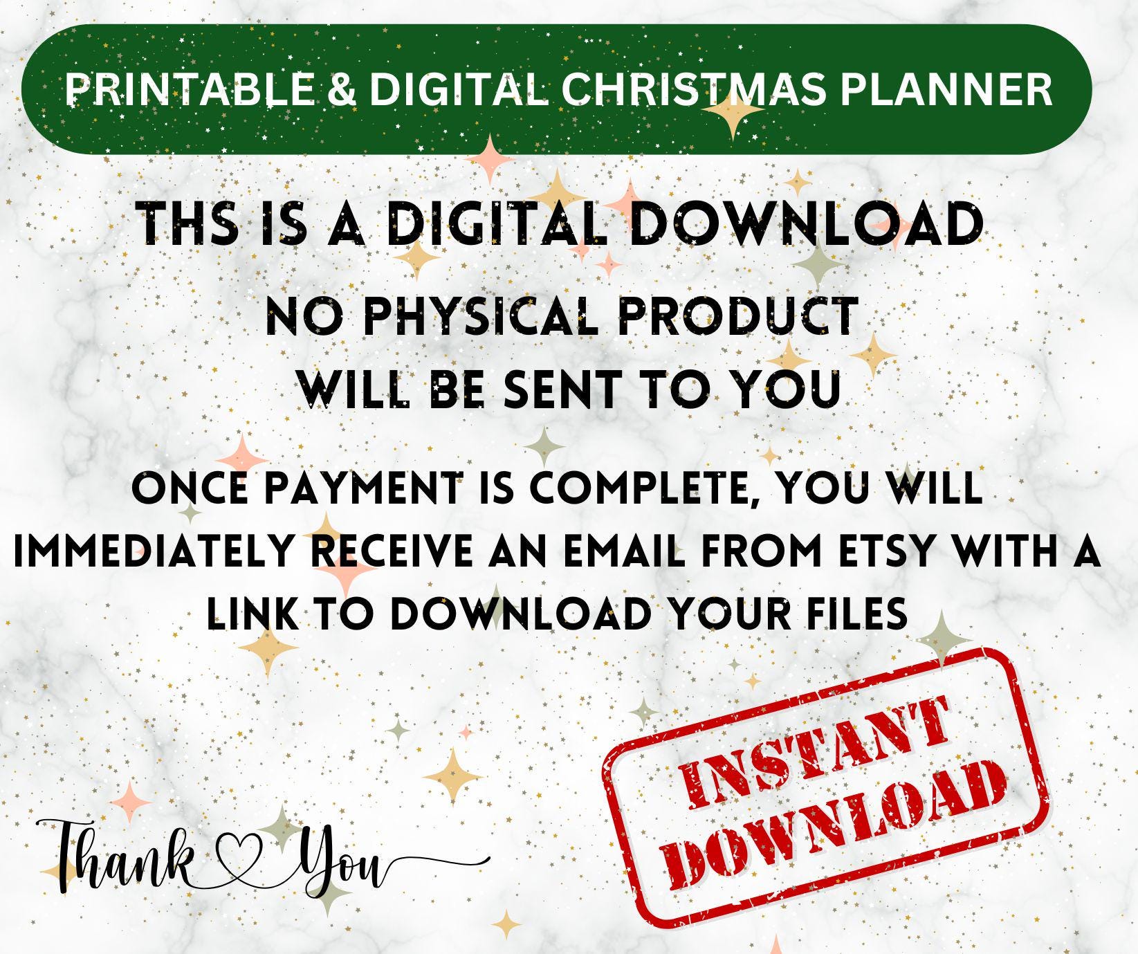 Christmas Planner Printable | Digital Christmas Planner | Holiday ...