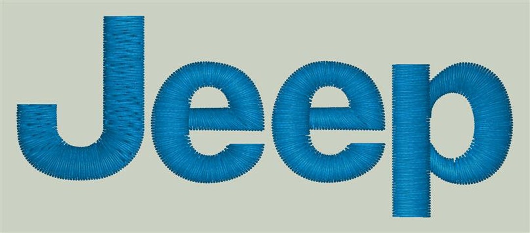 Jeep 1in Logo Embroidery File - Etsy Canada