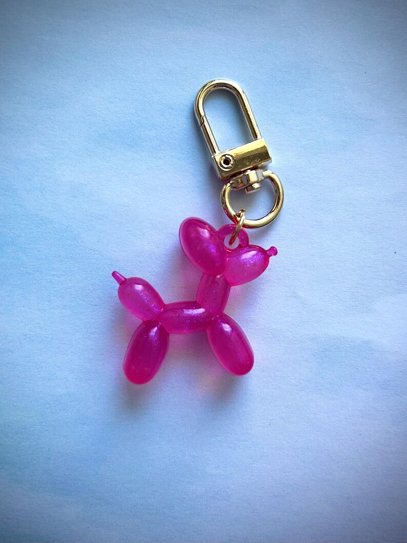 Balloon Animal Key Chain - Etsy