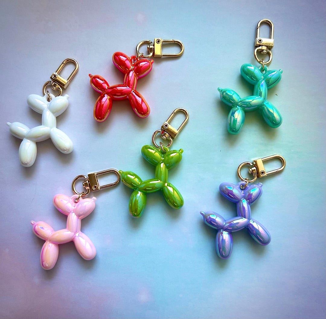 Balloon Animal Key Chain - Etsy