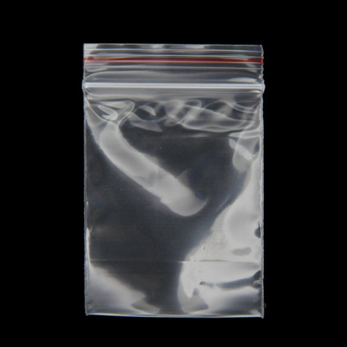 100 Grip Seal Bags Plastic Baggy Grip Self Seal Resealable Plastic Bags ...