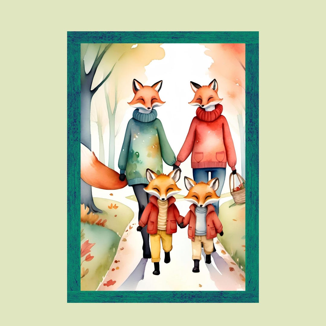 Two Moms Illustration, Printable Children's Illustration, LGBTQ Family ...