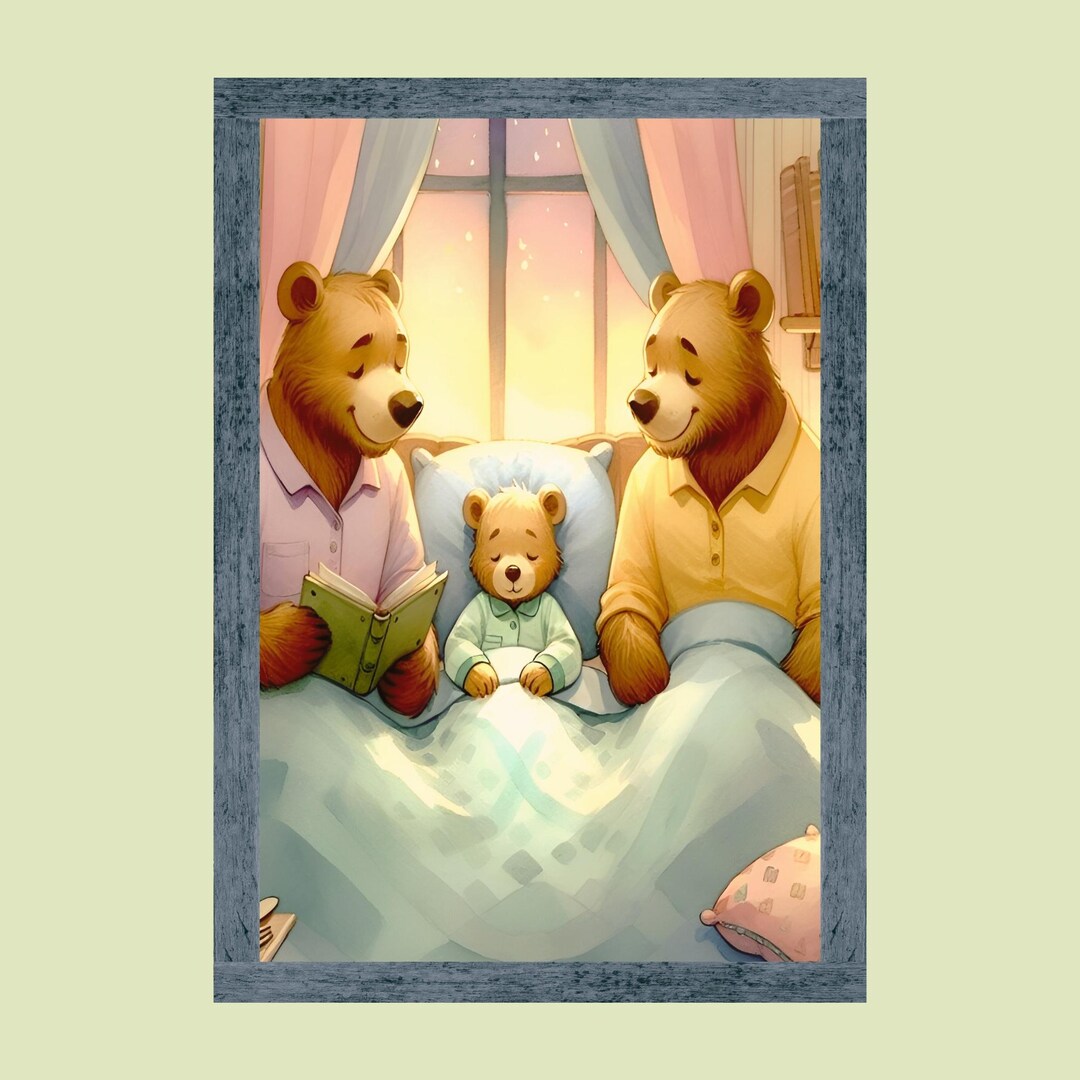 Two Dads Club Wall Art, Printable Children's Illustrations, Daddys ...