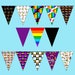 Pride Flags, Printable Banner and Signs, Birthday Gay Party Decoration ...