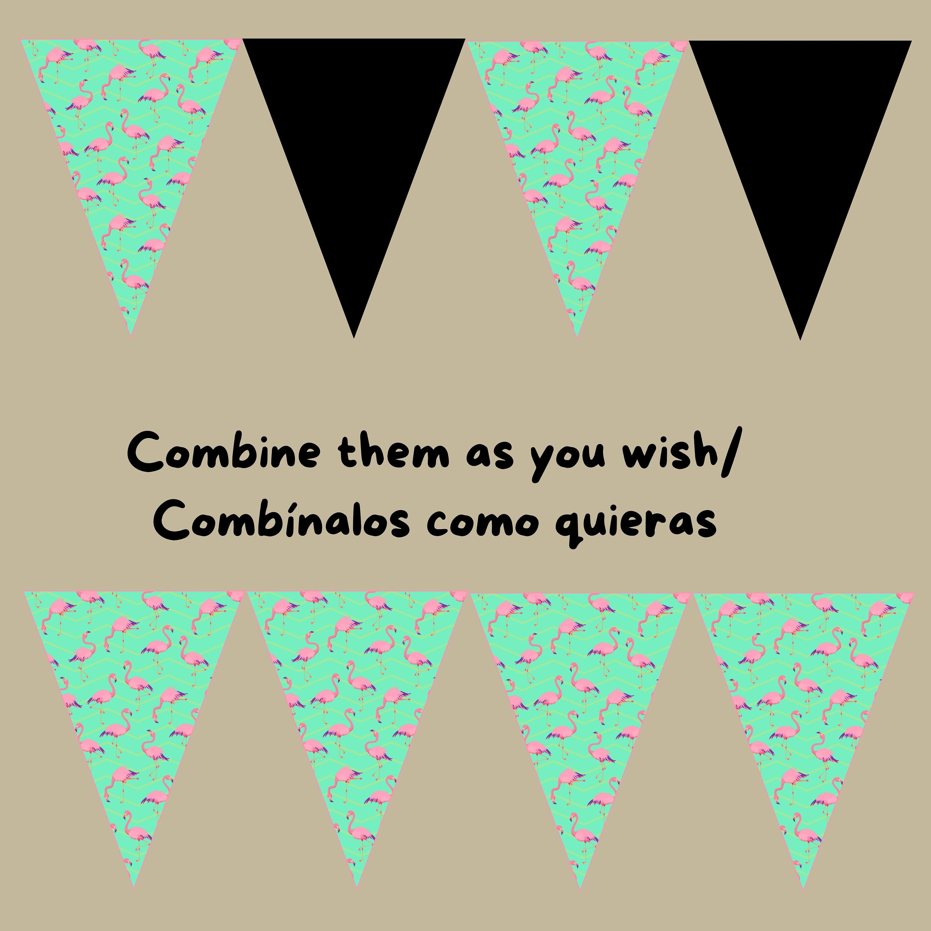 Flamingo Banner, Printable Flamingo Birthday Banner, Summer Party ...