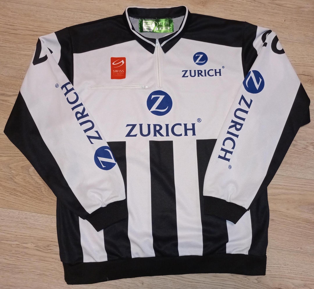 ZURICH Swiss Ice Hockey Referee Jersey 26 Size XL - Etsy