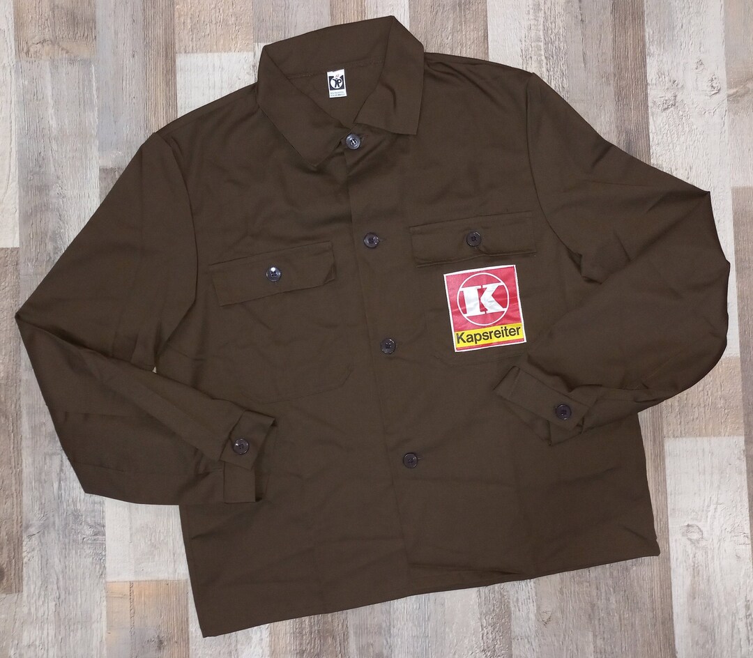 Vintage 80's KAPSREITER Indy 500 Racing Workwear Mechanic Jacket Size S ...