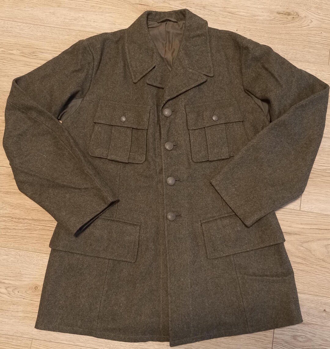 Original 1944 WW2 Swedish Military Wool Jacket Coat Army Uniform - Etsy