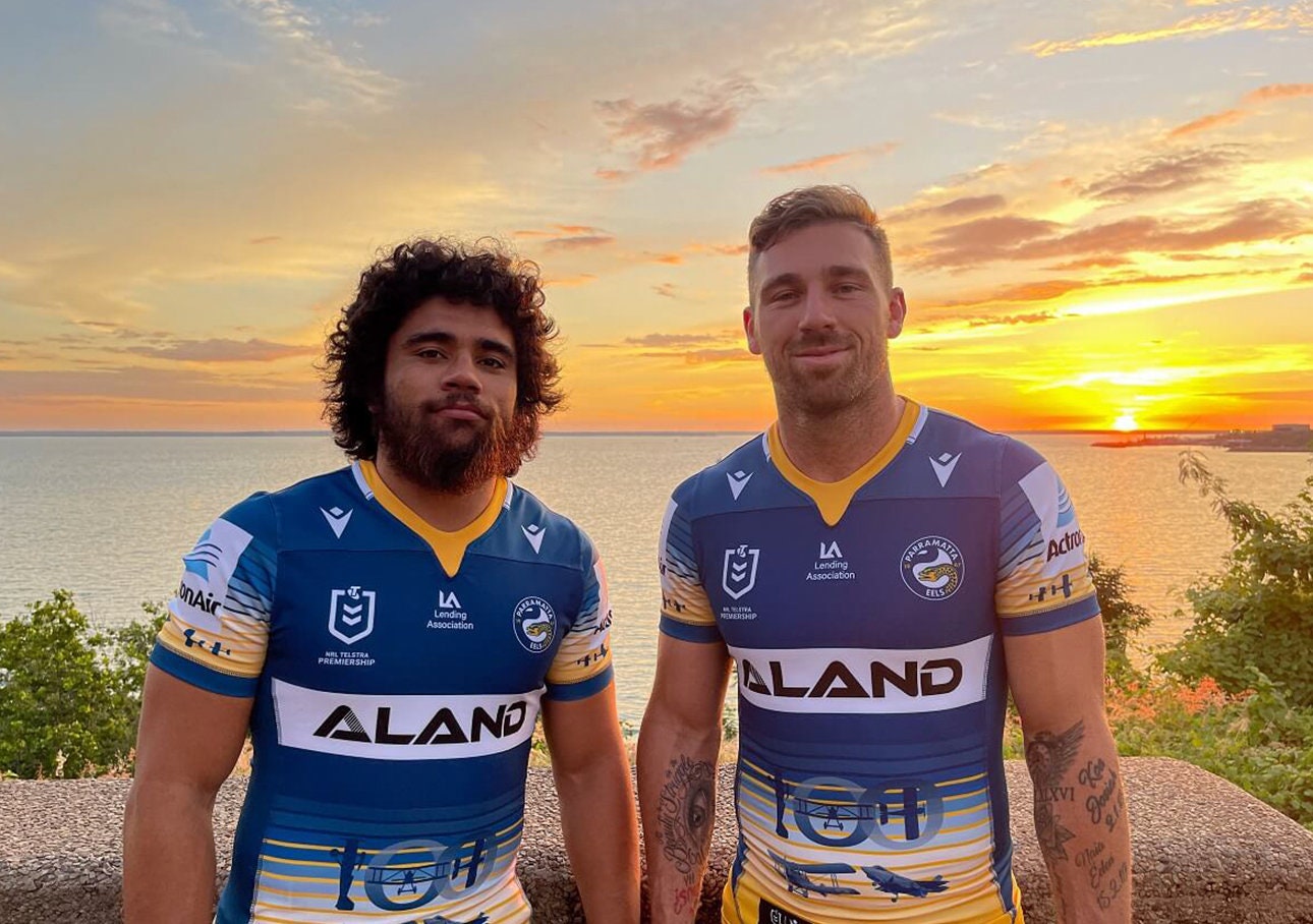 Parramatta Eels Anzac Rugby Jersey RAAF 100th Anniversary Mint Size 3XL ...