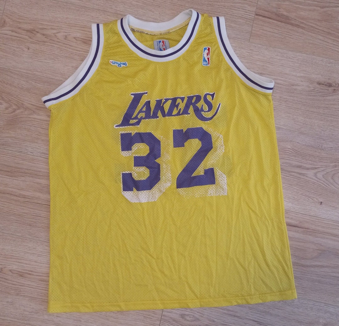 Vintage NBA Lakers #32(magic Johnson) Jersey by Spalding. - Etsy