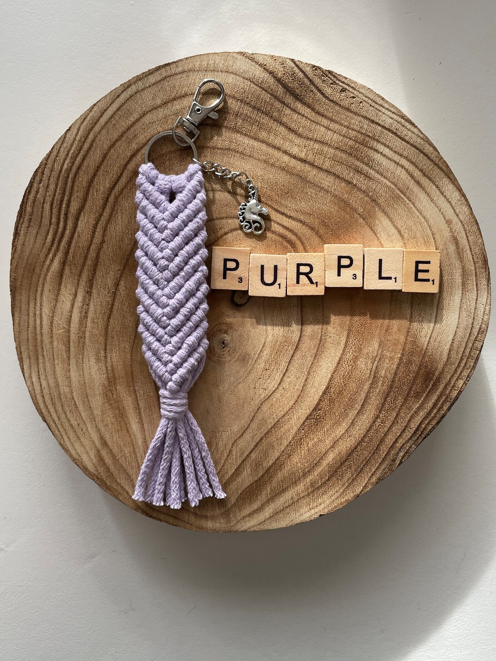 Handmade Macrame Keyring / Twist Keyring / Keychain / Bag Accessories ...