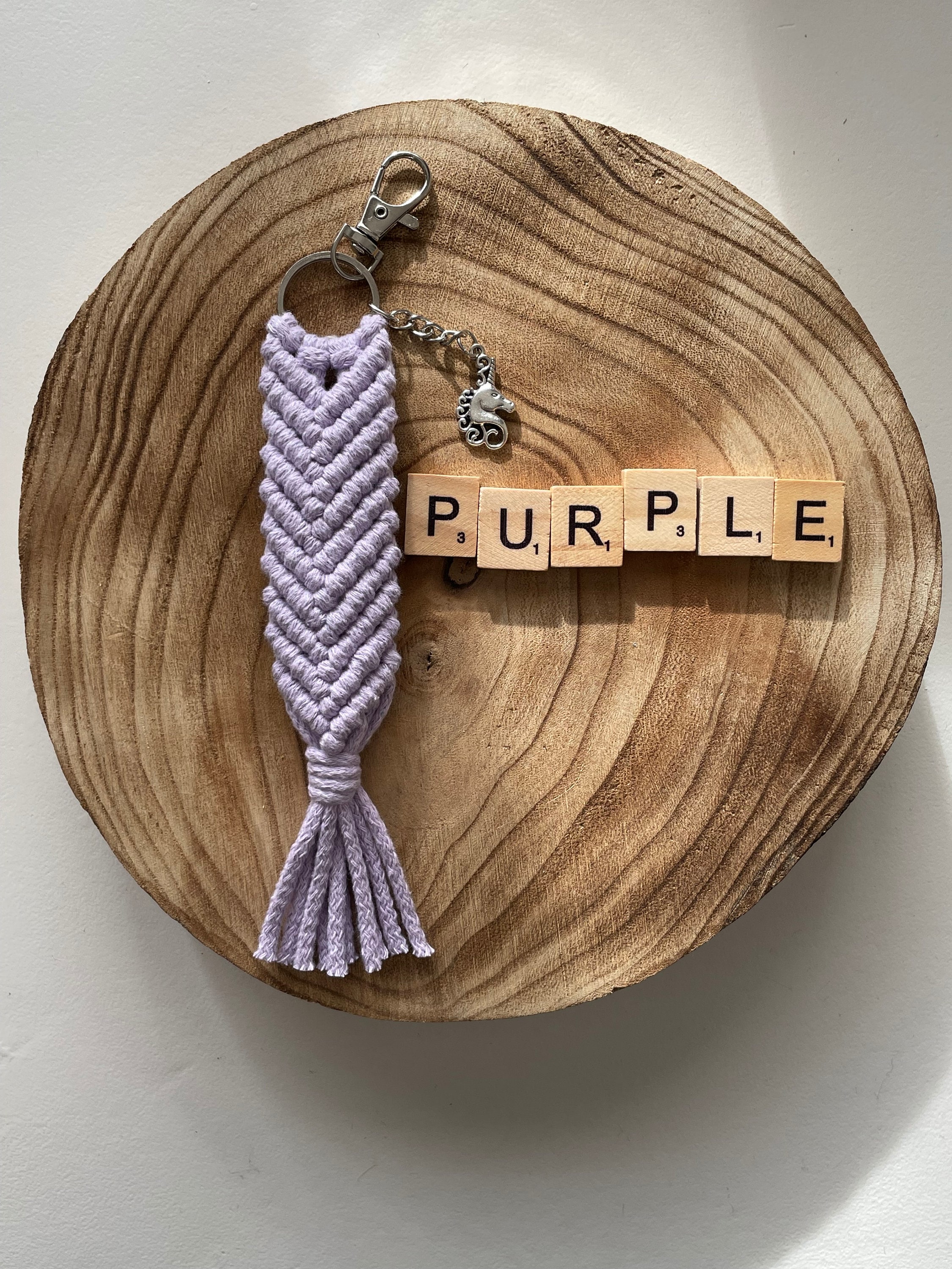 Handmade Macrame Keyring / Twist Keyring / Keychain / Bag Accessories ...