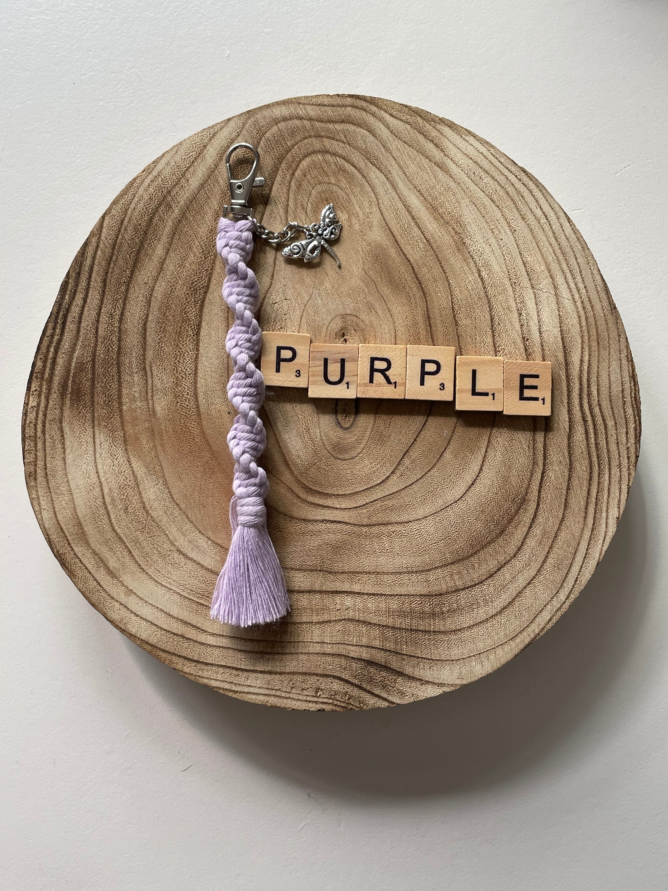 Handmade Macrame Keyring / Twist Keyring / Keychain / Bag Accessories ...