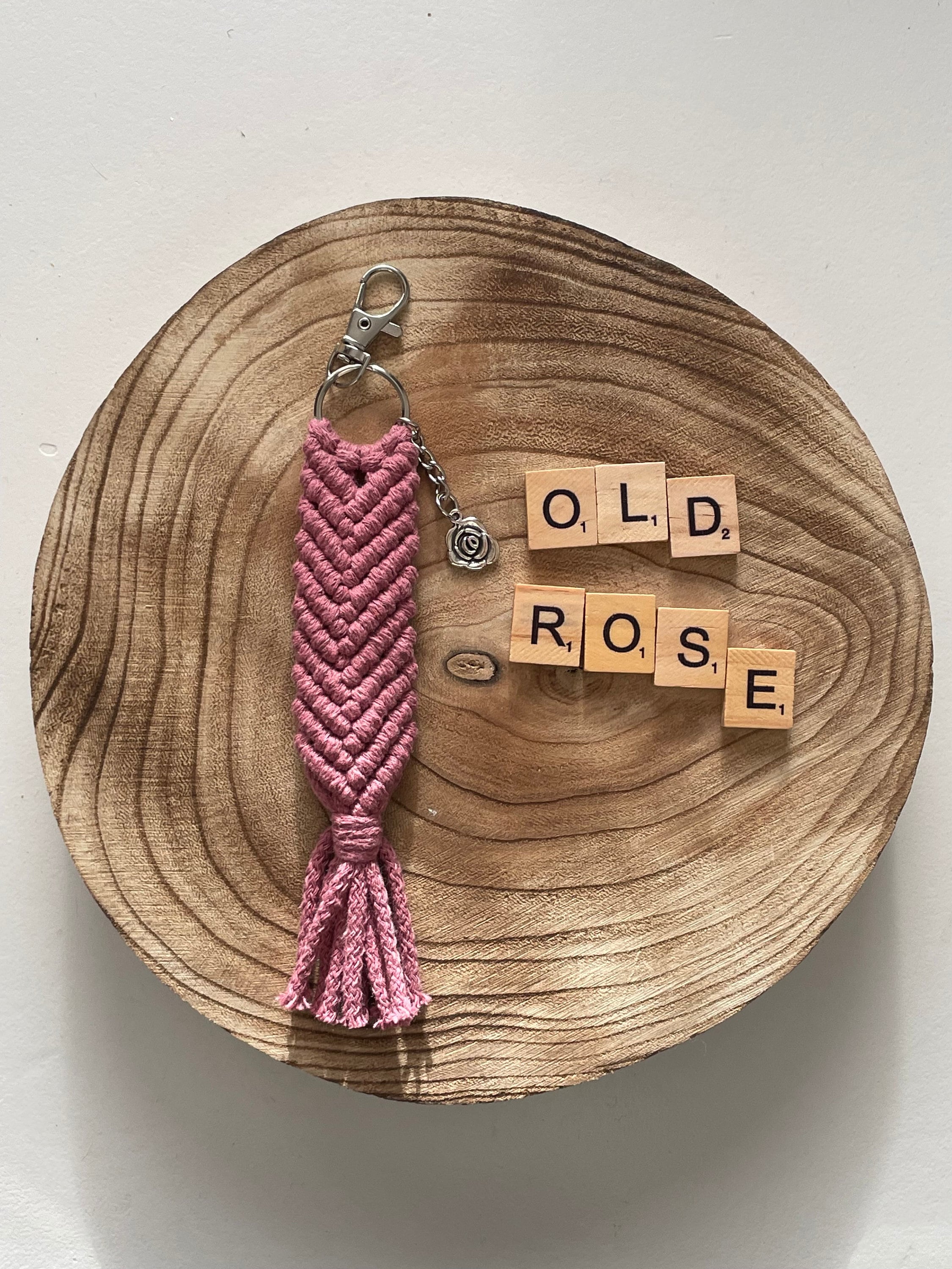 Handmade Macrame Keyring / Twist Keyring / Keychain / Bag Accessories ...