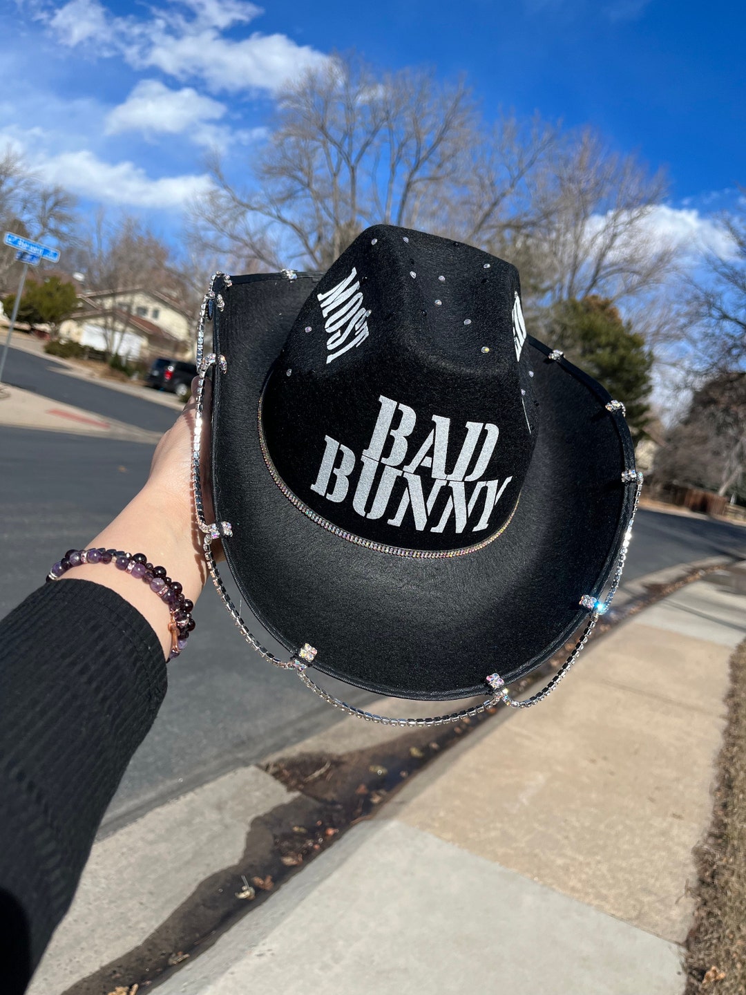 Bad Bunny Inspired Cowboy Hat - Etsy