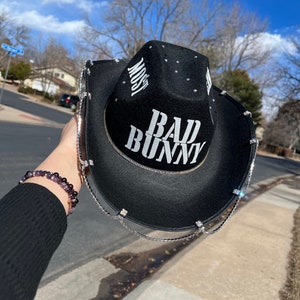 Bad Bunny Inspired Cowboy Hat - Etsy