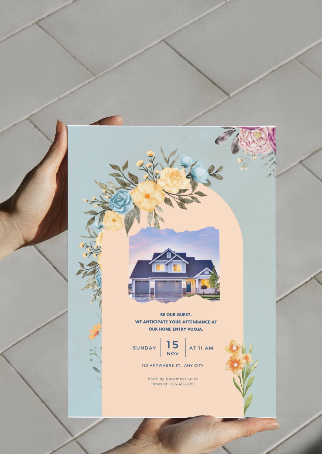 Housewarming Party Invitation Card Home Entry Invitation - Etsy