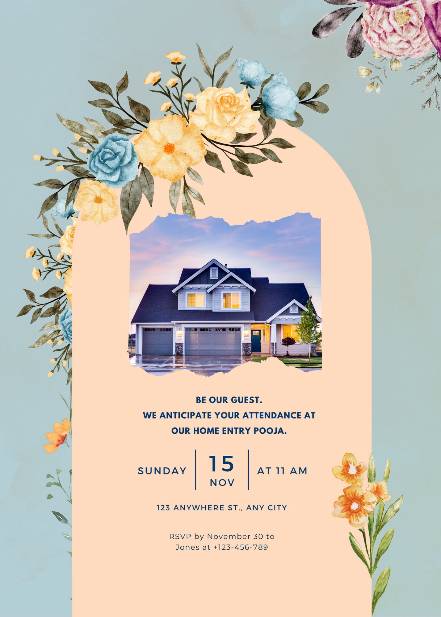 Housewarming Party Invitation Card Home Entry Invitation - Etsy