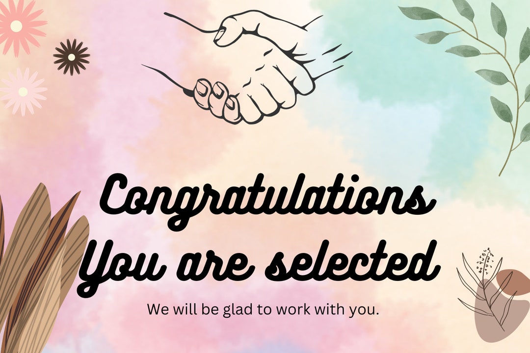 Congratulations Card Printable, New Job Card, Congratulations for ...