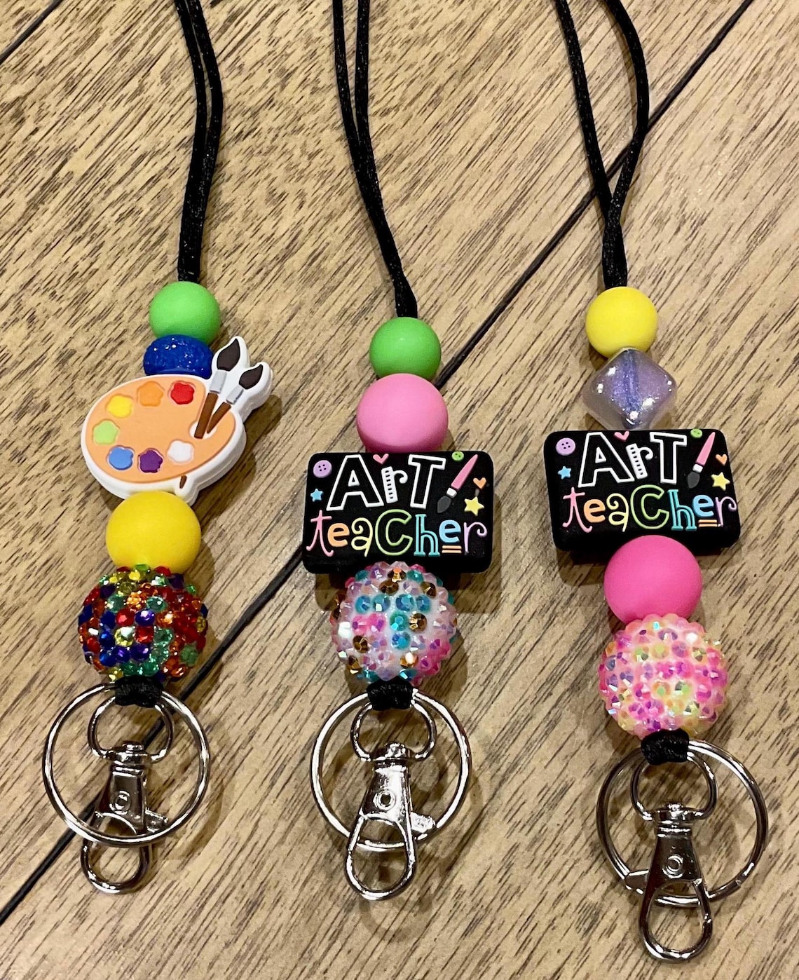 Art Teacher Lanyards- School Lanyards- Teacher Lanyards- ID Badge - Etsy