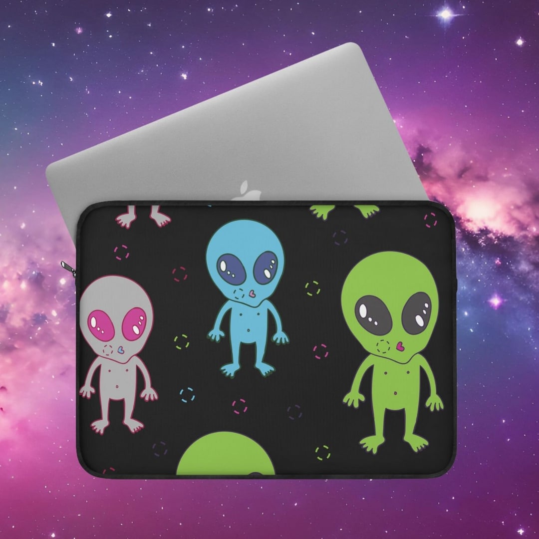 Alien Laptop Sleeve Sci Fi Laptop Case Protective Cover for Laptop UFO ...