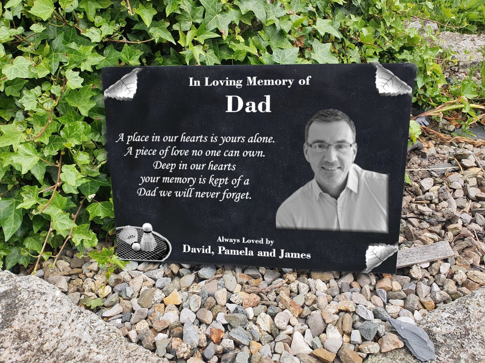 Personalised Laser Engraved Memorial Plaque - Etsy