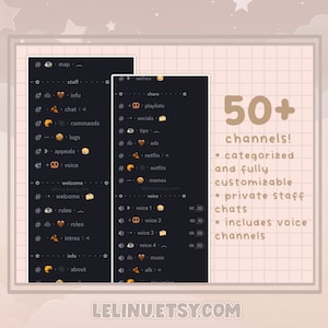 Coffee Shop Discord Server Template | 50+ Channels and Roles | Beige ...