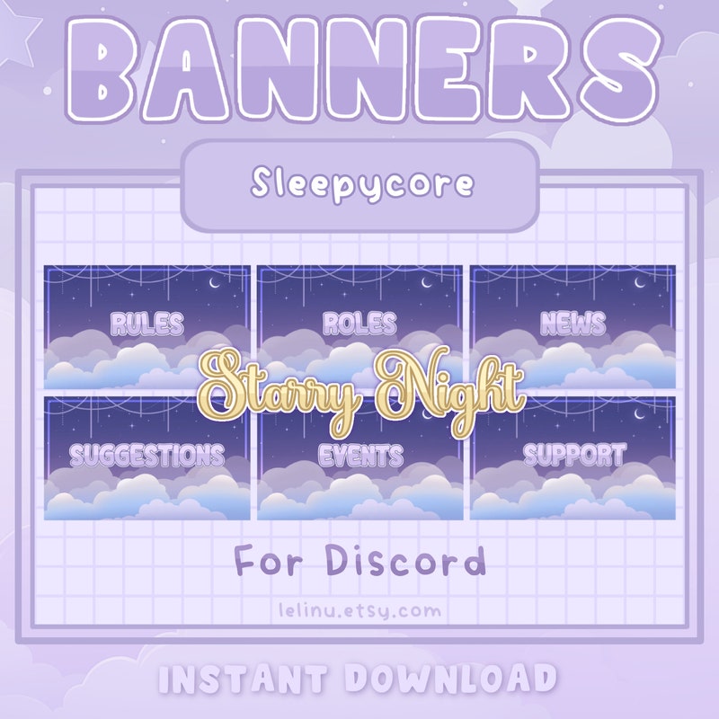 Purple Discord Banners - Etsy