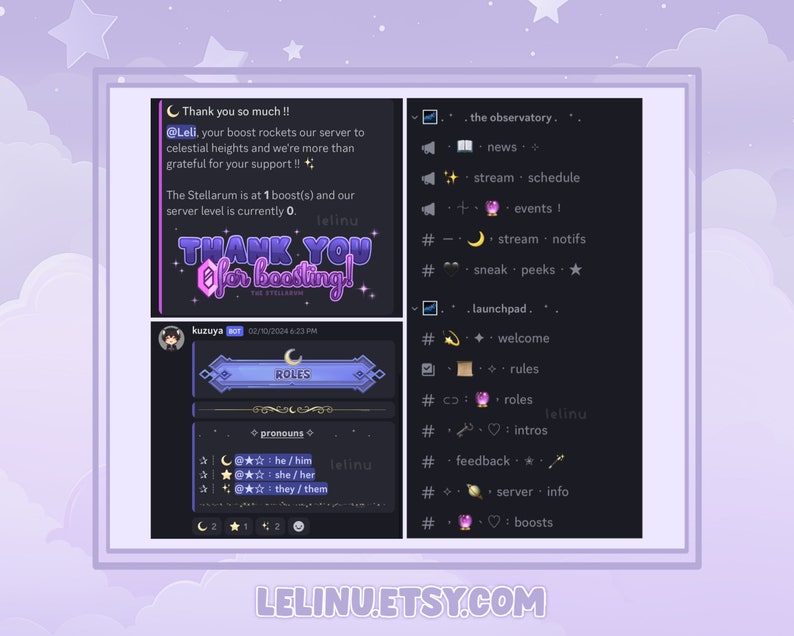 COMPLETE Discord Server Setup | Commission | Cute and Aesthetic ...