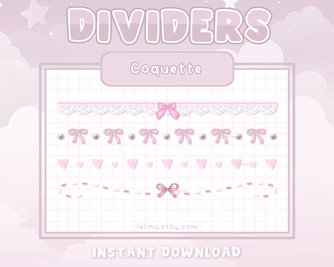 Pink Dividers for Discord | Dividers | Aesthetics | Cute | Discord ...