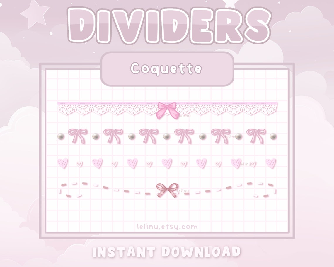 Pink Dividers for Discord | Dividers | Aesthetics | Cute | Discord ...