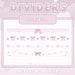 Pink Dividers for Discord | Dividers | Aesthetics | Cute | Discord ...