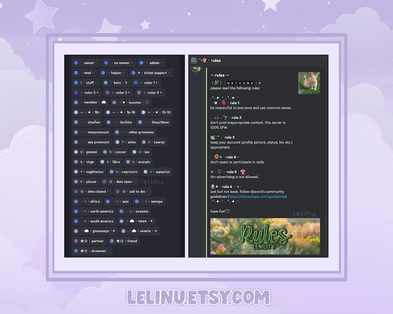 COMPLETE Discord Server Setup | Commission | Cute and Aesthetic ...