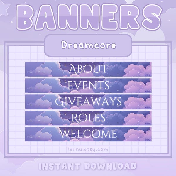 Discord Channel Banners - Etsy
