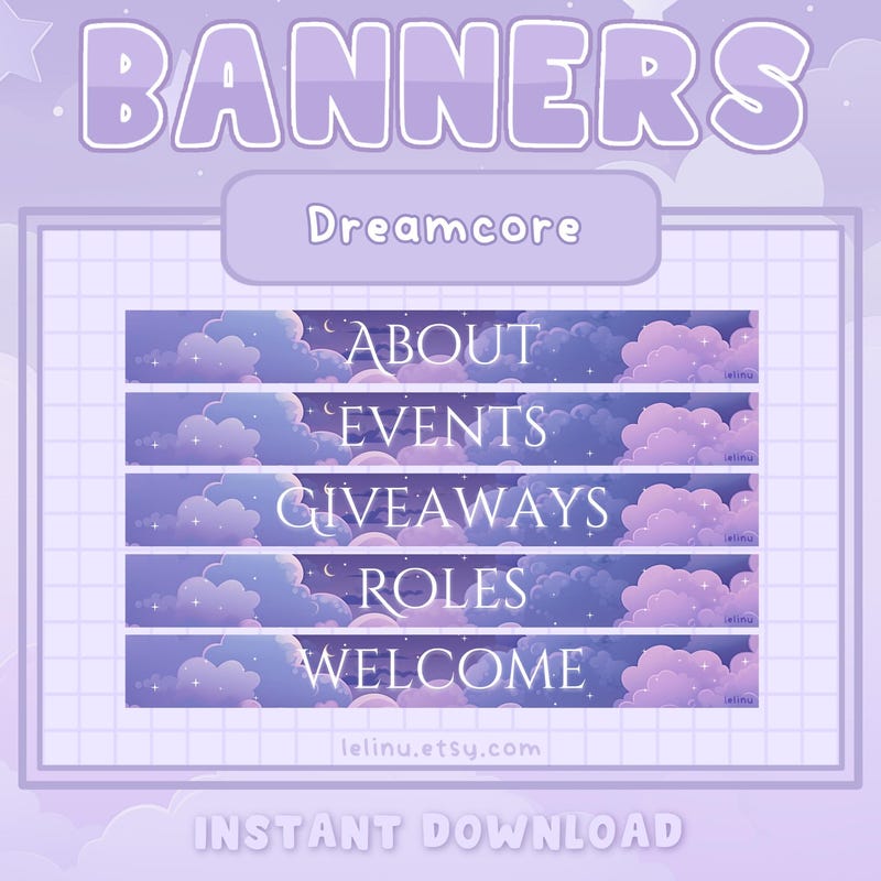 Discord Channel Banners - Etsy