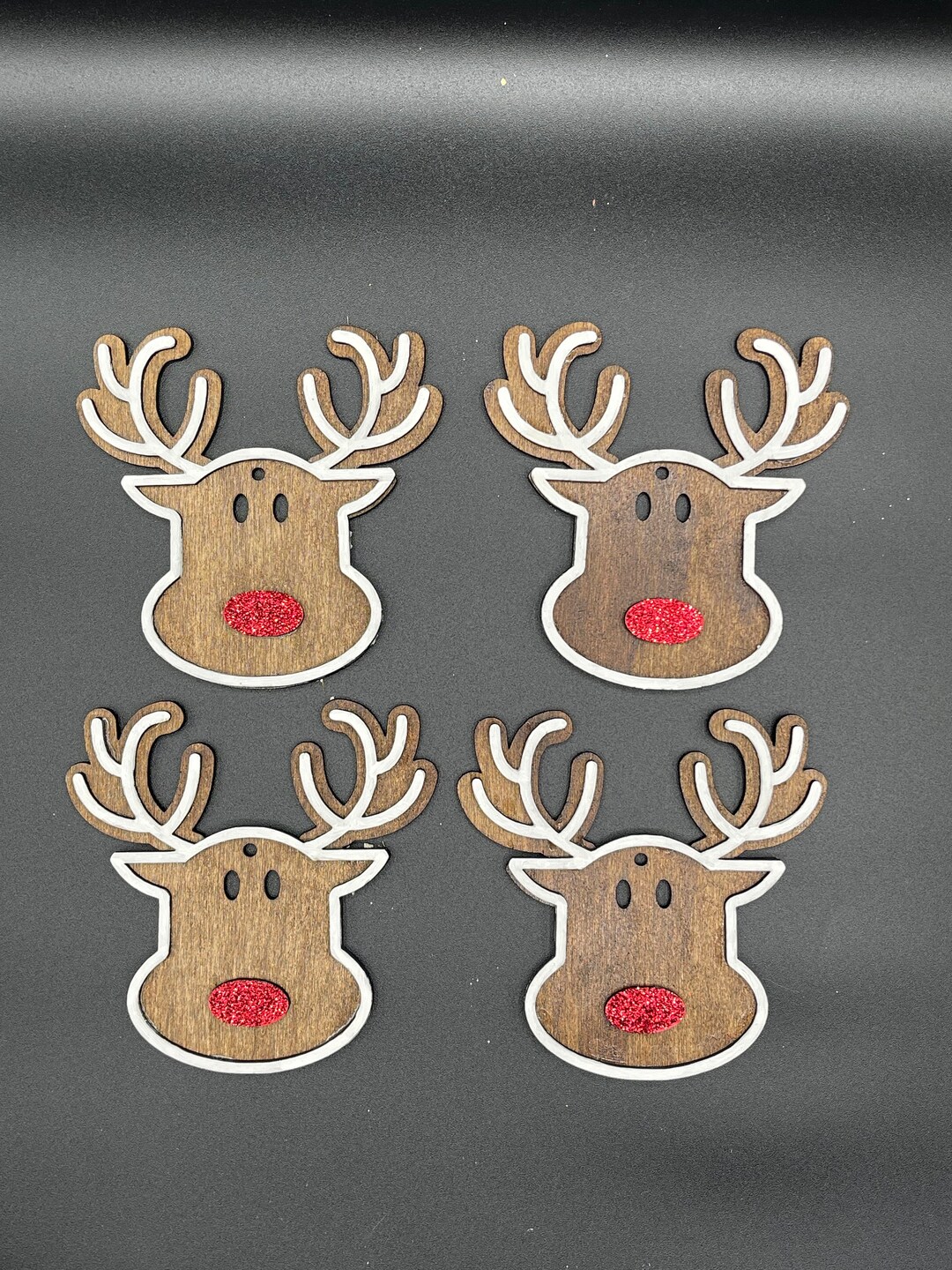 Rudolph the Red Nosed Reindeer Christmas Ornaments - Etsy