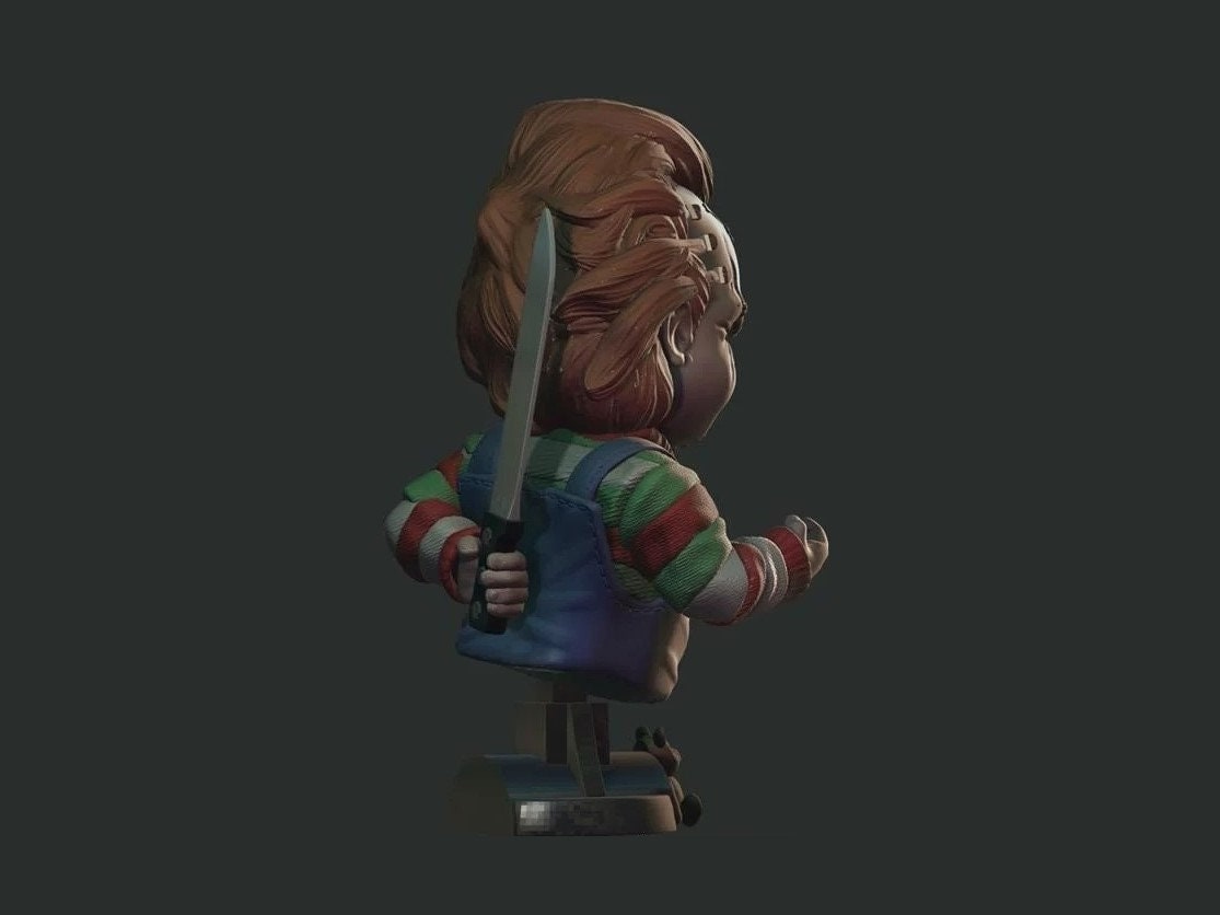Bust Chucky Ready Stl File for 3D Printer, 3D Digital Printing, 3D ...