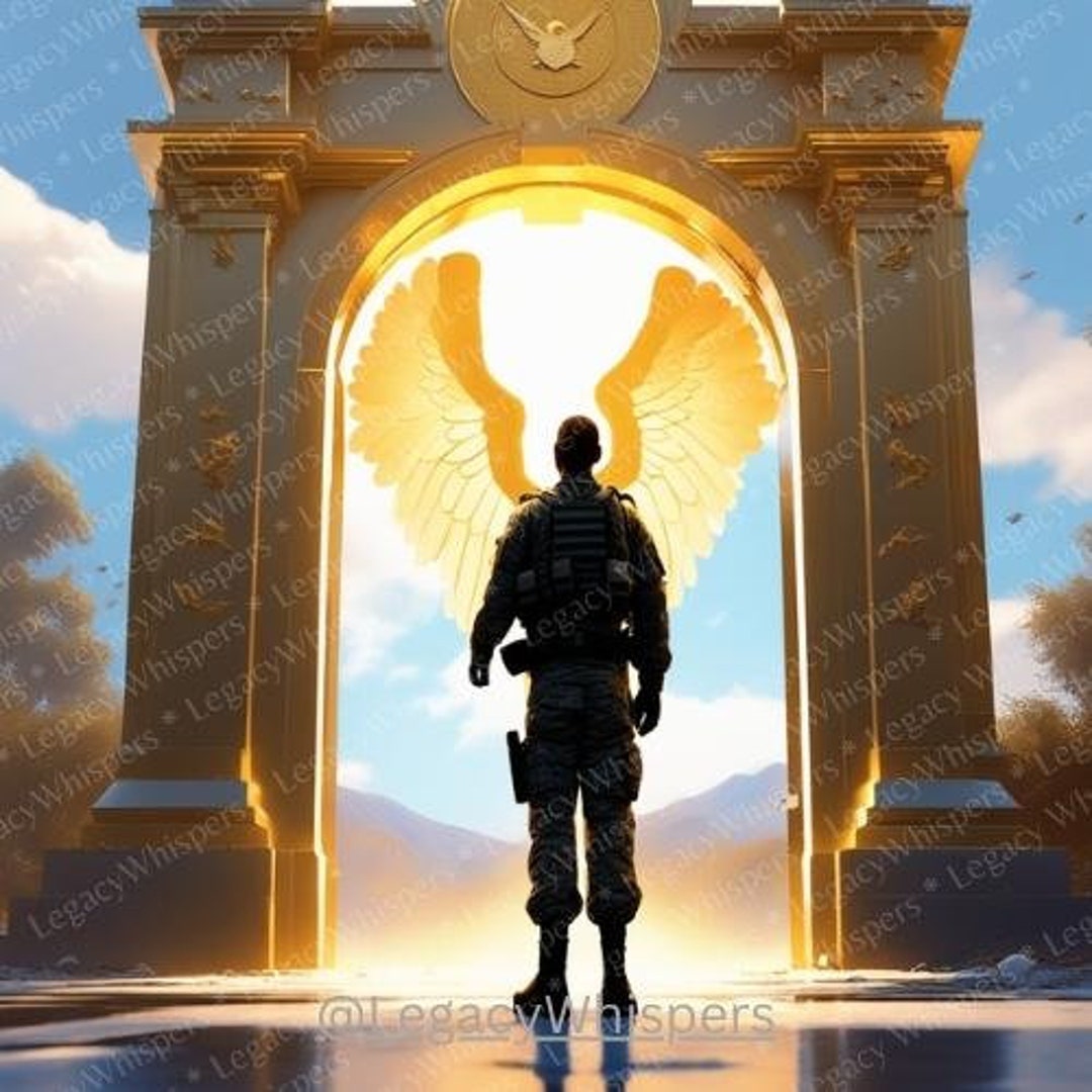 Military Fallen Soldier Background PNG File AI Art Funeral Memorial ...