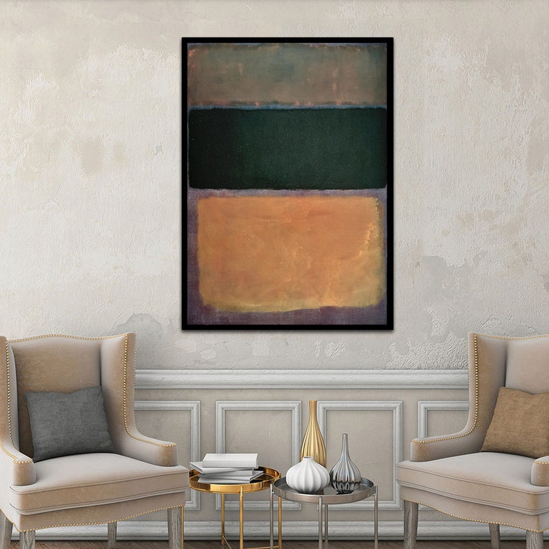 Mark Rothko Print 3 Pieces, Art Exhibition, Modern Wall Decoration ...