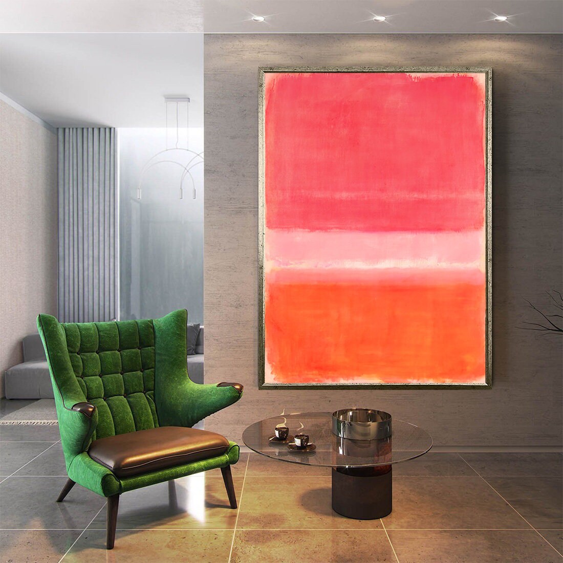 Mark Rothko Canvas orange, Pink Mark Rothko Wall Art,mark Rothko ...
