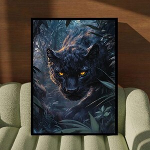 Leopard Canvas Print,leopard Room Decor,leopard Wall Decor,living Room ...