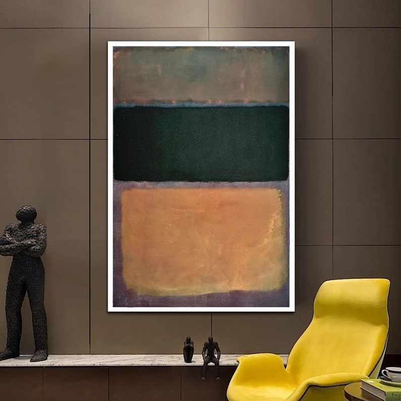 Mark Rothko Print 3 Pieces, Art Exhibition, Modern Wall Decoration ...
