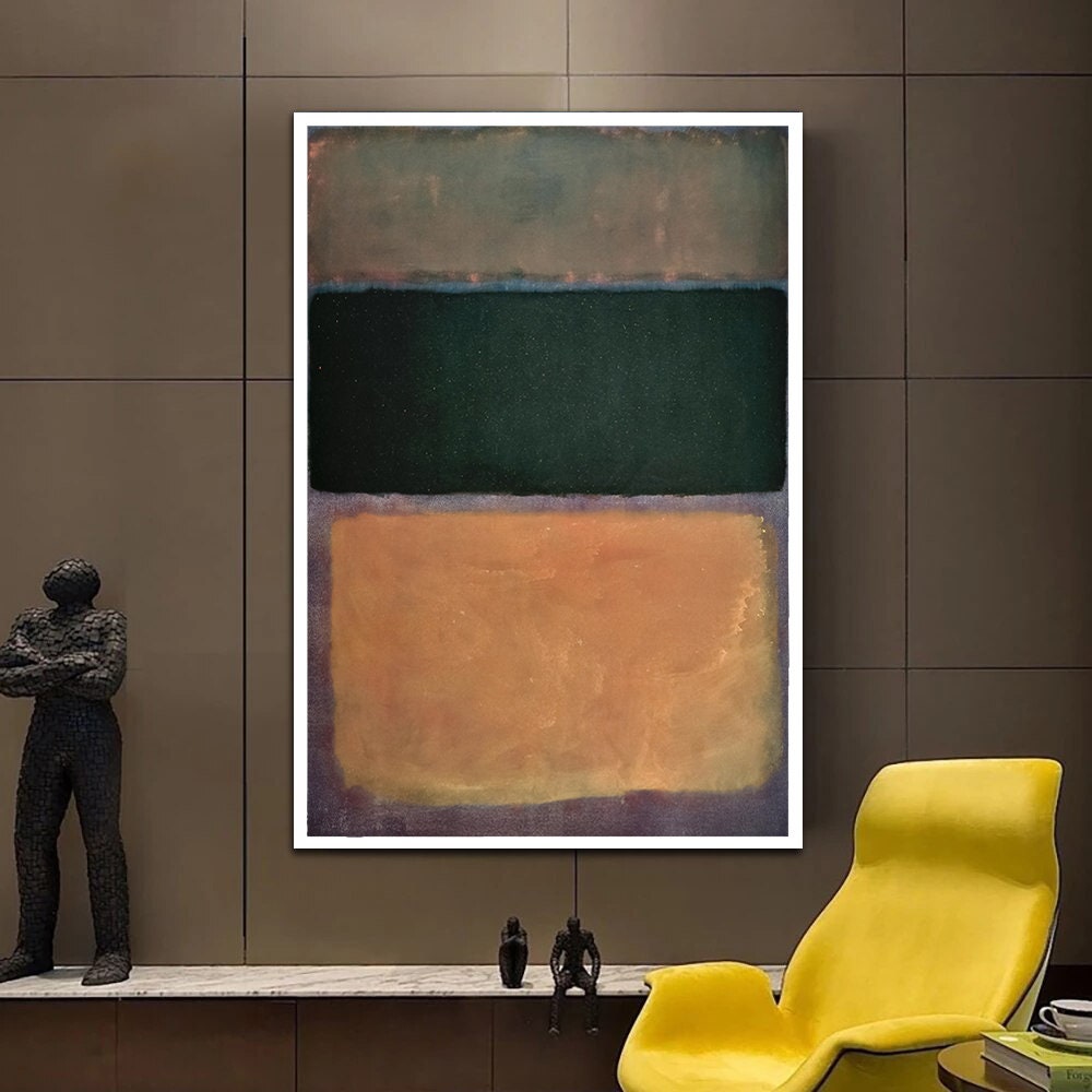 Mark Rothko Print 3 Pieces, Art Exhibition, Modern Wall Decoration ...