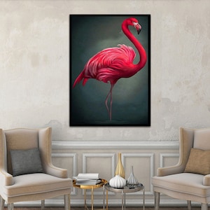 Flamingo Canvas, Animals Home Decor, Flamingo Decor, Pink Flamingo ...