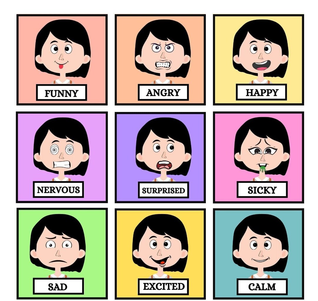 Body Parts Expressions and Emotions Worksheets for Kids - Etsy Body Parts Expressions and Emotions Worksheets for Kids - Etsy