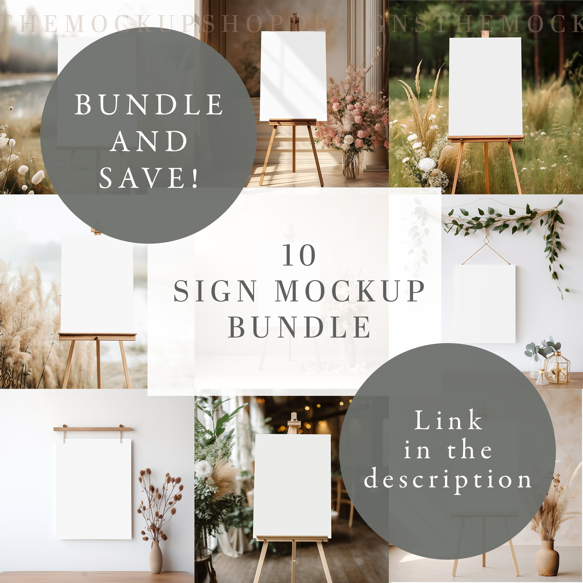 Wedding Sign Mockup Welcome Sign Mockup Wedding Easel Sign Mockup 18X24 ...